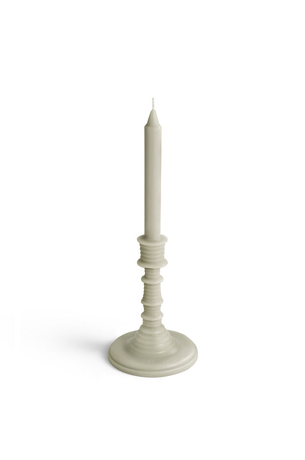 candlestick shaped candle